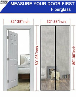 How to measure the size of Magnetic screen door correctly? – MAGZO