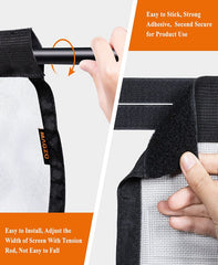 Custom Hanging Screen Door with Tension Rod – MAGZO